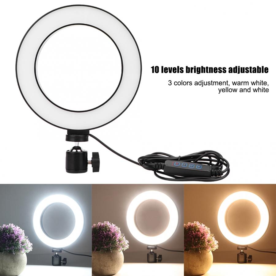 Irio 6 Inch Led Ring Light Living Uitzending Selfi... – Grandado