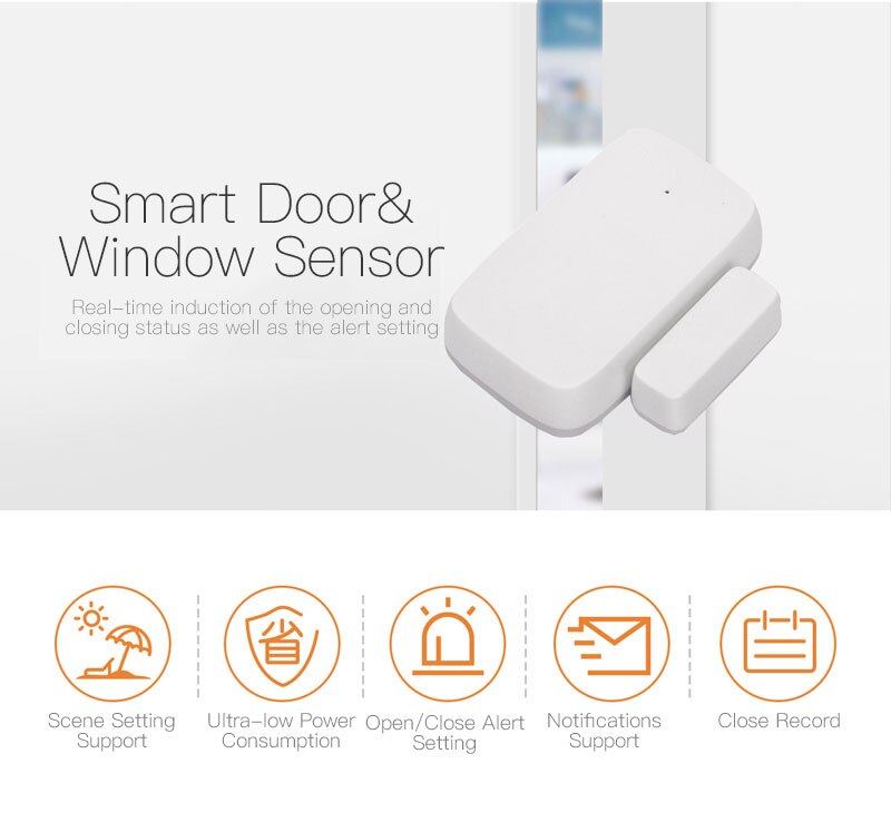 MOES Door and Window Sensor Zigbee Wireless Connec... – Vicedeal