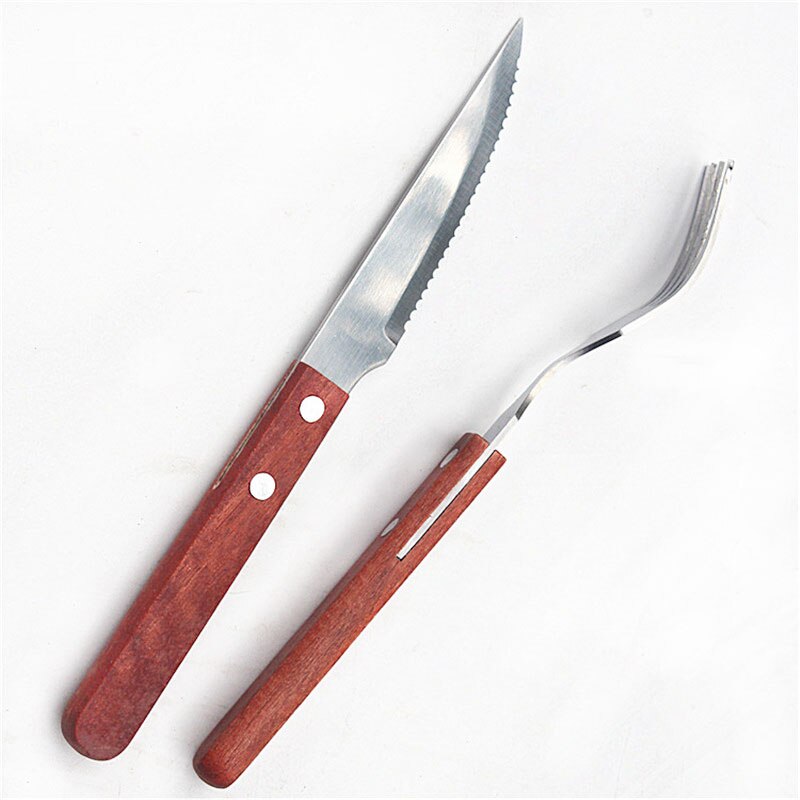 Rustfritt stål bestikk western kniv europeisk best... – Grandado