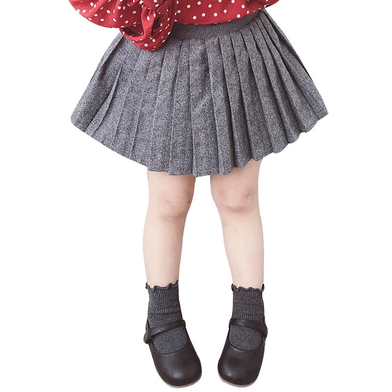Girls Pleated Skirts Spring Autumn Kids School Ski... – Grandado