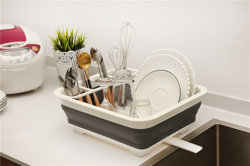 Multifunction Kitchen Plate Bowl Dish Rack Storage... – Grandado