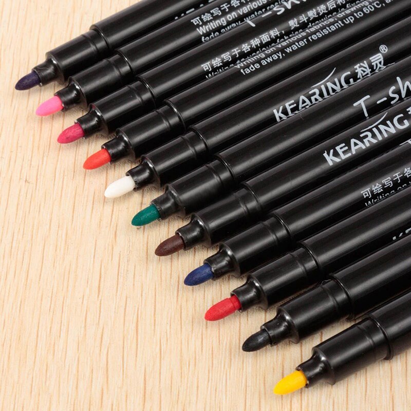 11x Multi Color Permanent Popular Permanent Fabric... – Vicedeal