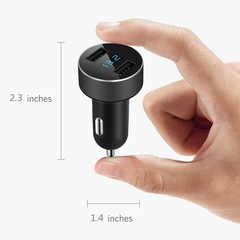 3X Dual USB Car Charger,Output 4.8A Car Adapter,Ci... – Vicedeal