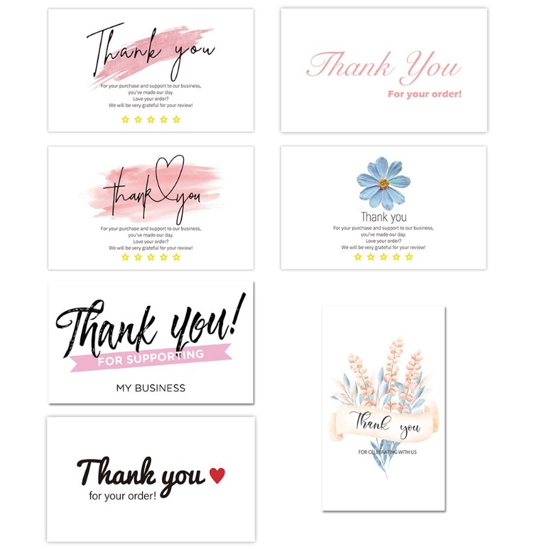 YYSD 30pcs Thank You Card Thank You for Your Order... – Grandado
