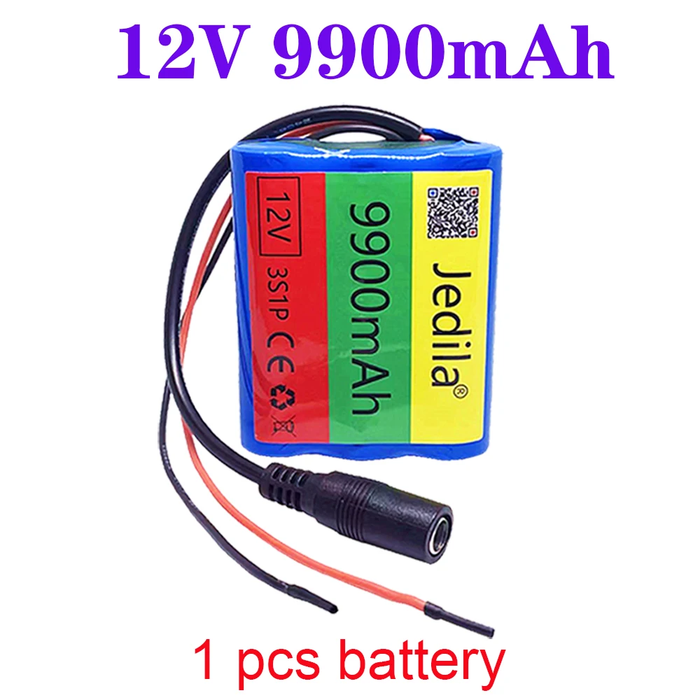 100% Brand 12V 9900mAh 3s1p Lithium Battery 18650 ... – Vicedeal