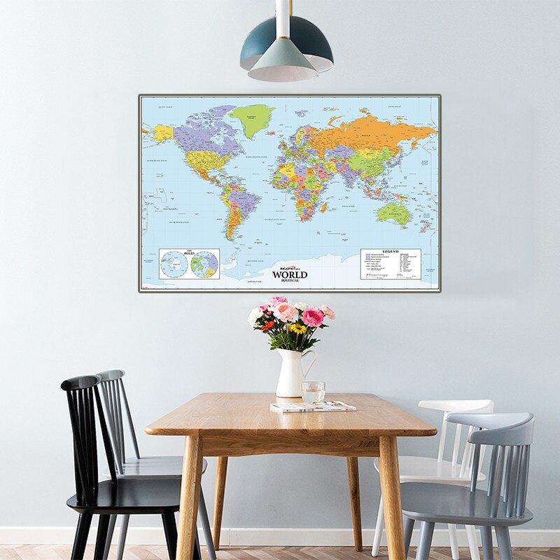 El mapa político del mundo HD mundo decoración map... – Grandado