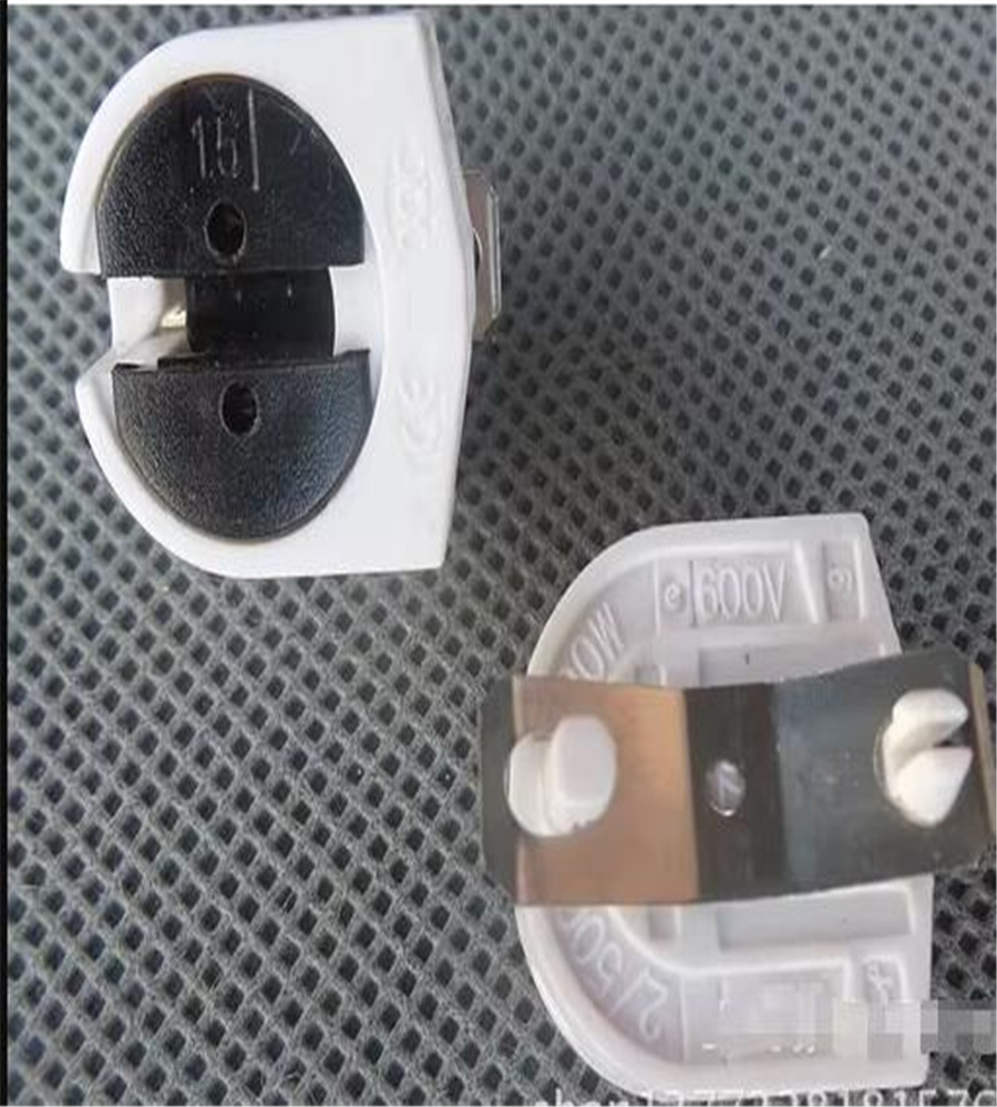G5/T5 lamp bases holders with metal back – Grandado