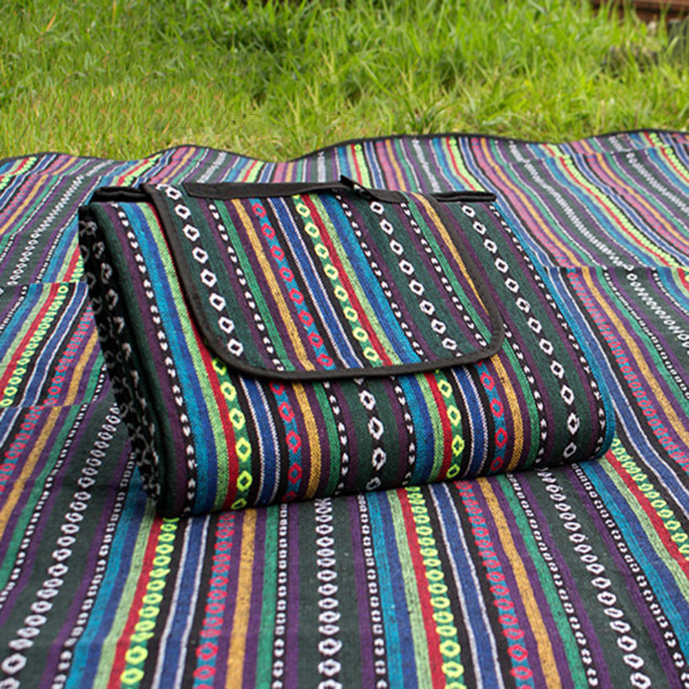 Camping Tent Mat Outdoor Hiking Travel Retro Ethni... – Grandado