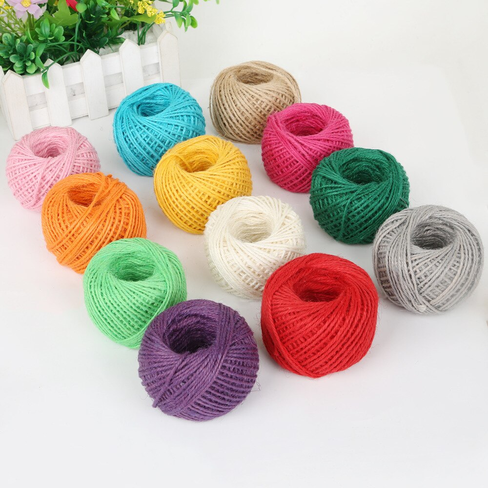 Mode Dia 2mm 50 M/Roll jute Touw Natuurlijke Jute ... – Grandado