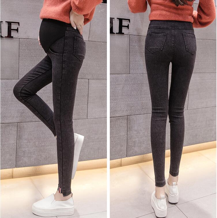 Maternity Elastic Jeans Women Pregnancy Pants Mate... – Vicedeal