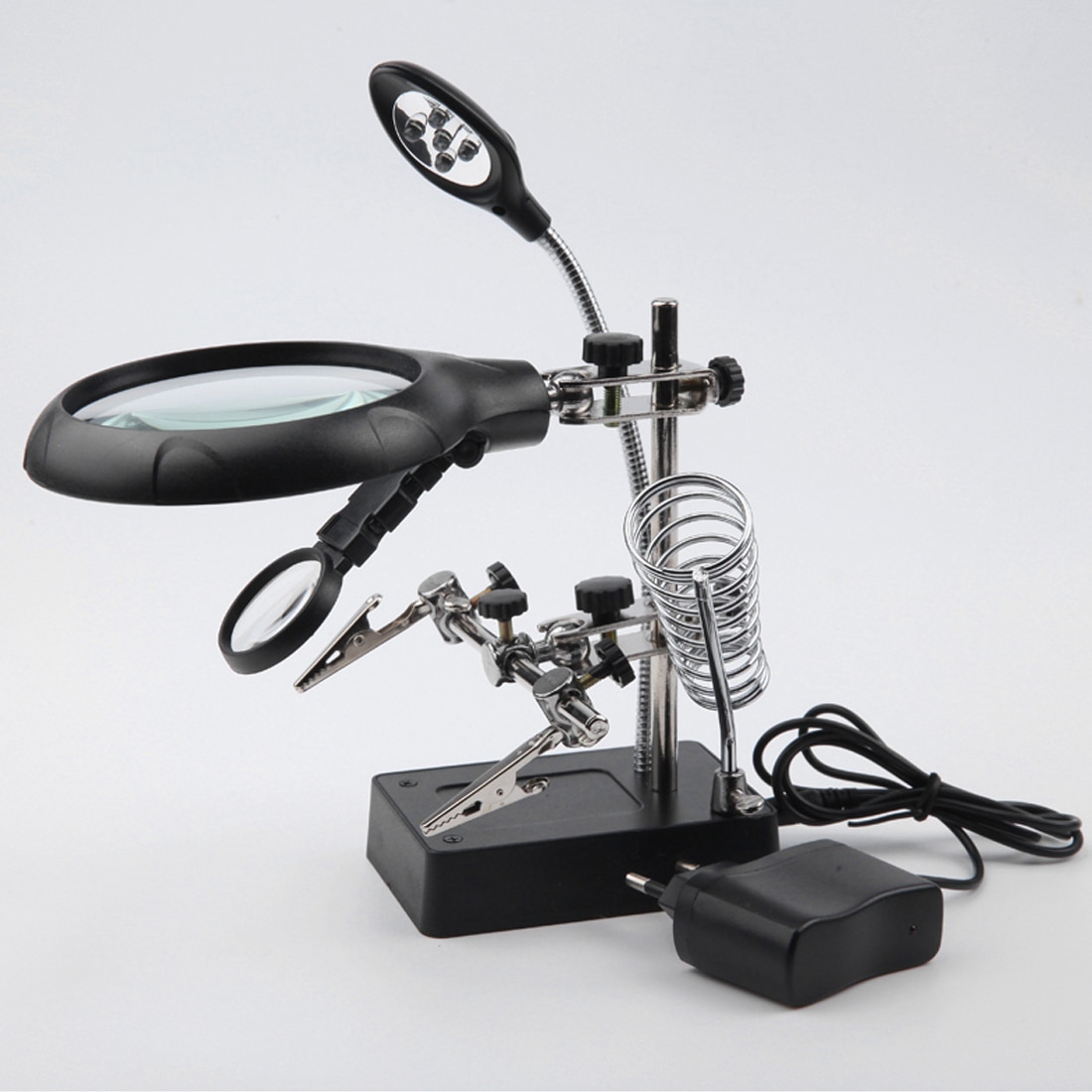 Welding magnifying glass 5 LED Light 2.5X 7.5X 10X... – Vicedeal