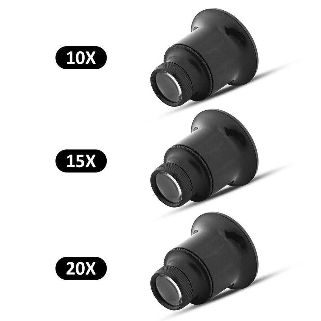 Led Double Eye Repair Magnifier Glasses Mini Loupe... – Vicedeal