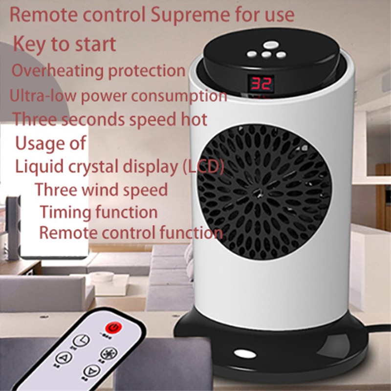 Electric Heater Portable Mini Desktop Quiet Warmer... – Grandado