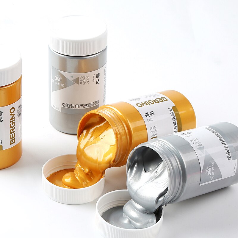300 500ml Golden Acrylic Paint Metal Paint Wood Pa... – Grandado