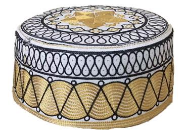 Muslim Hat Prayer Cap Egyptian Kufi Topi Embroider... – Vicedeal