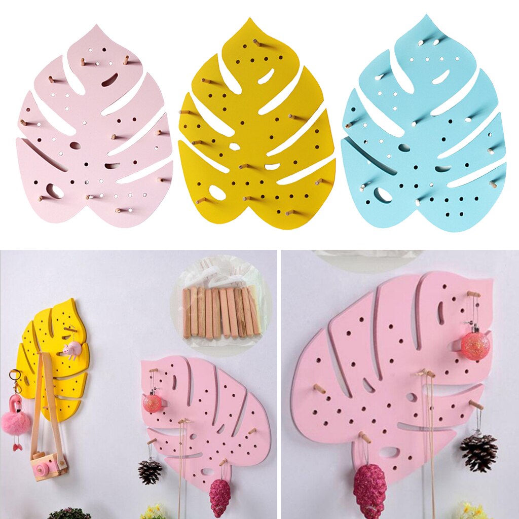 Creatieve Bladvorm Wandmontage Boord Haken Indoor ... – Vicedeal