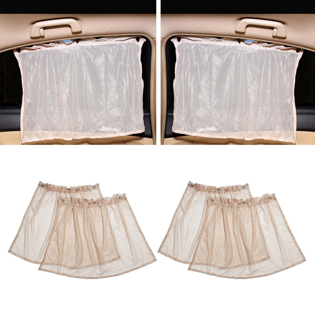 4 Stuks Universele Auto Gordijn Zonnescherm Volant... – Vicedeal