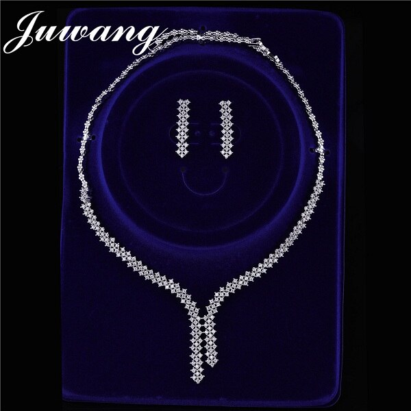 JUWANG Brand Luxury AAA Cubic Zircon Bridal Jewelr... – Vicedeal
