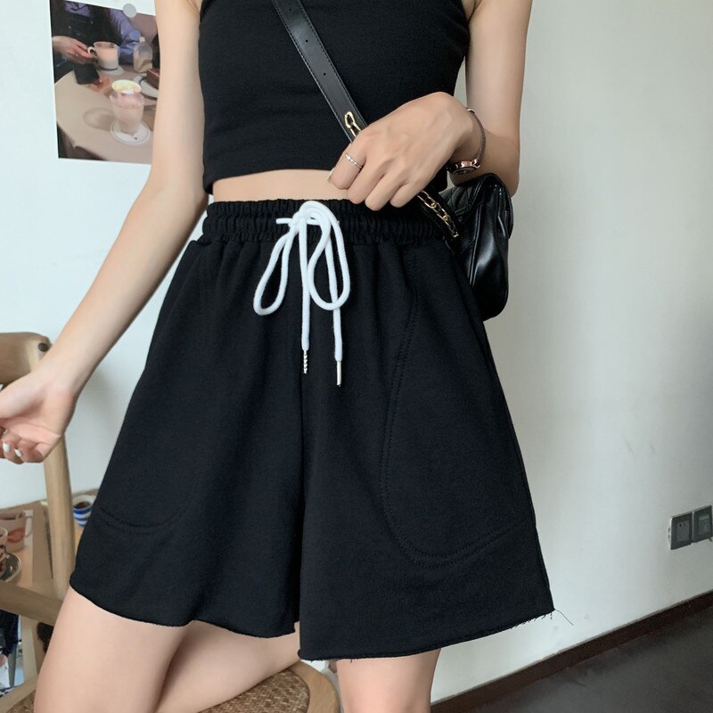 Shorts Women Summer Basic Simple Breathable Ladies... – Grandado