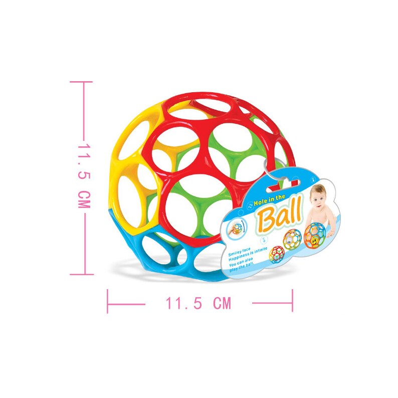 Soft Colorful Ball Toys Hand Bell Rattle Develop T... – Grandado