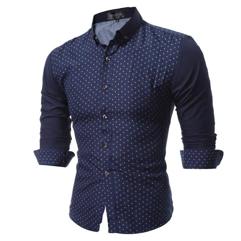 Vogue Mooie Mode Mannelijke Shirt Lange Mouwen Top... – Vicedeal