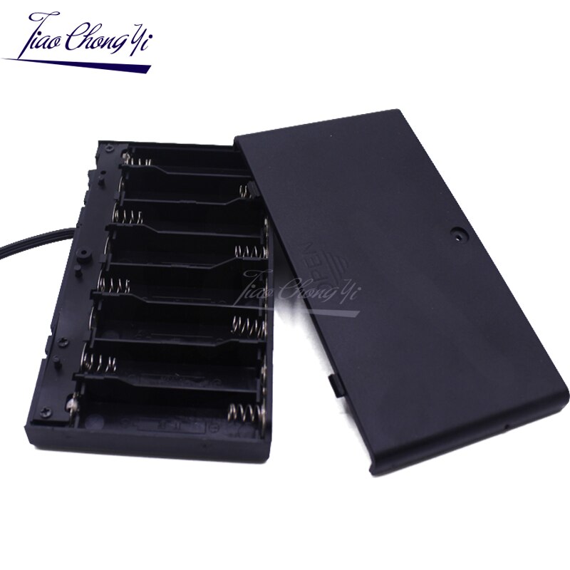 12V 8 AA Batteries Holder Storage Case Plastic 1.5... – Vicedeal