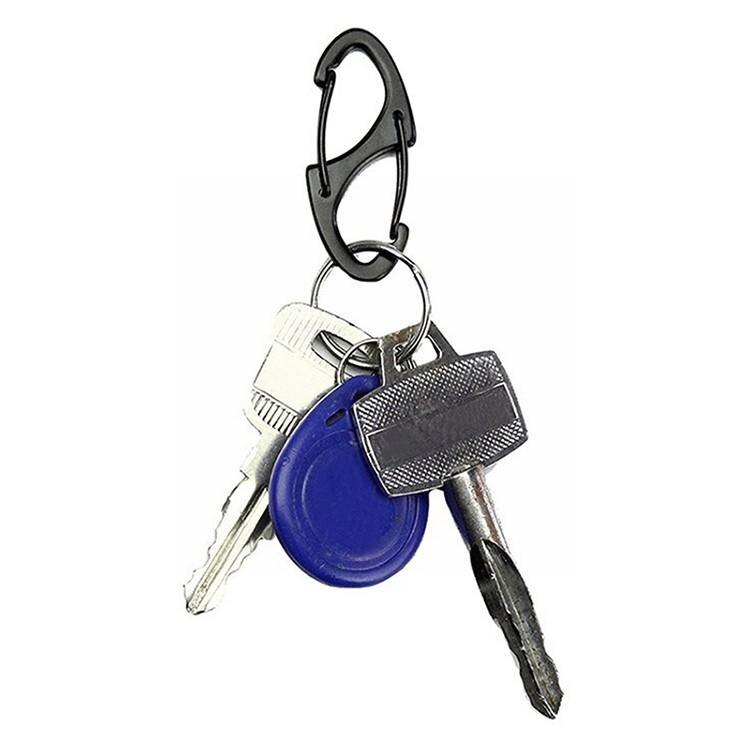 5pcs Aluminum Chain Clip Double Snap Hook Black Ri... – Grandado