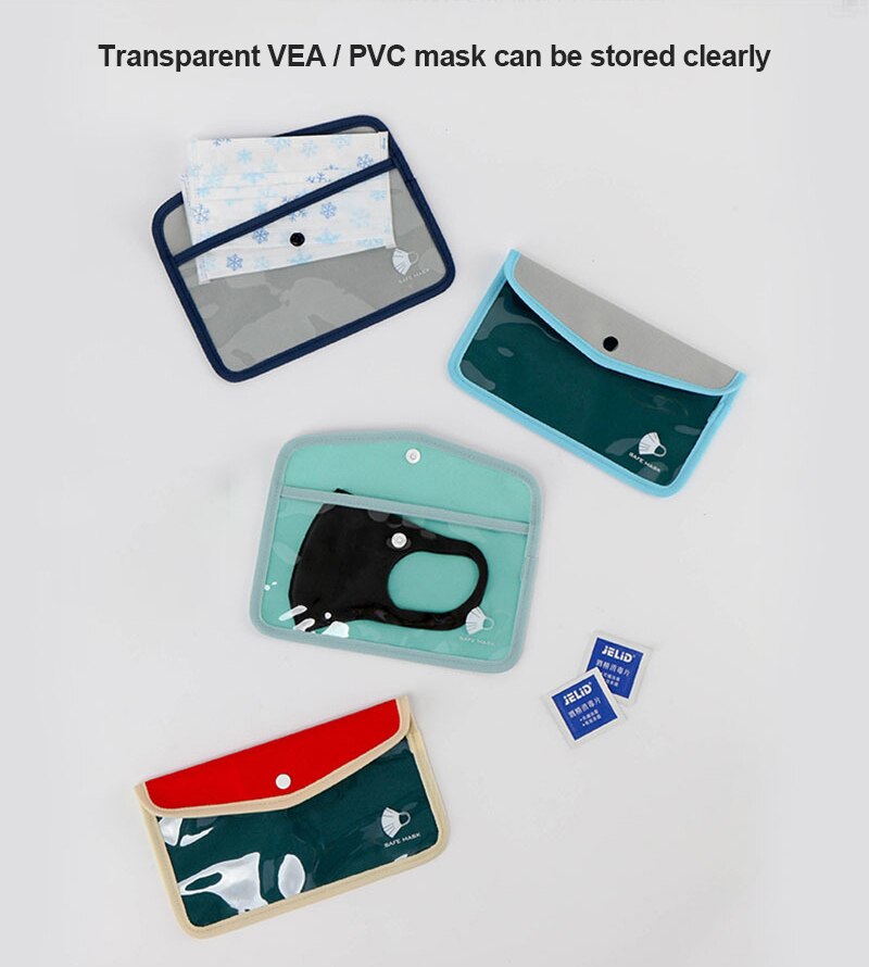 Dustproof Fabric Bag Mask Container Foldable Tempo... – Grandado