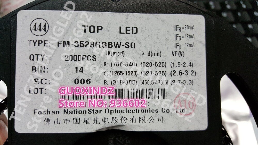 NATIONSTAR Full Color LED 1210 3528 RGB FM-3528RGB... – Grandado