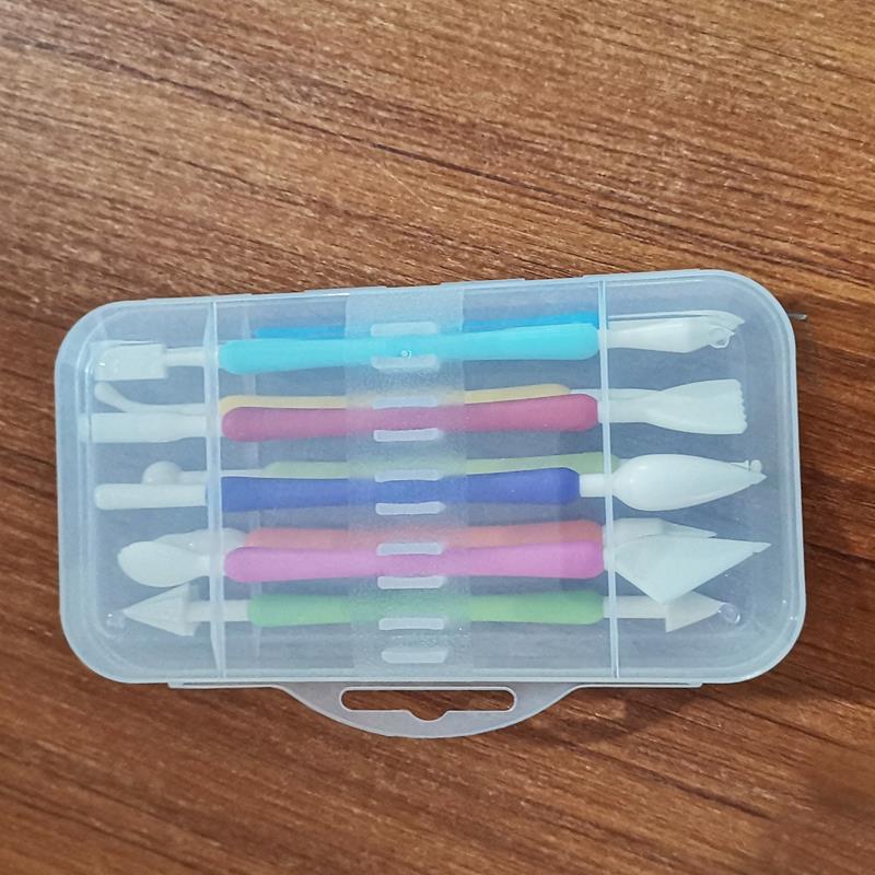 Kapmore Fondant Modeling Tools DIY 9Pcs Plastic Ca... – Grandado