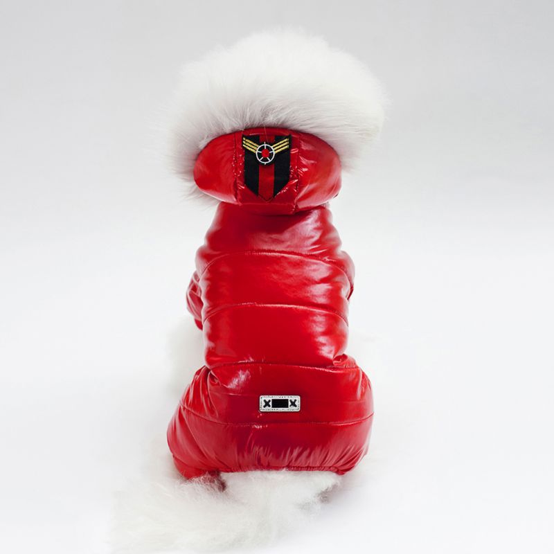 Winter Pet Dog Clothes Warm Pet Plush Coat Jacket ... – Vicedeal