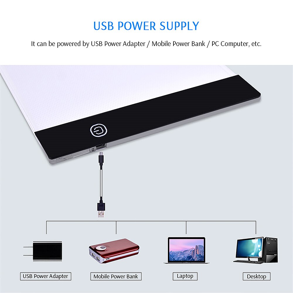 Acrylic A4 LED Copy Board Digital Drawing Tablet U... – Vicedeal