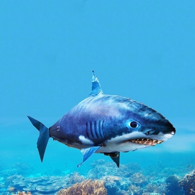 Remote Control Shark Toy Air Swimming Fish Inflata... – Grandado