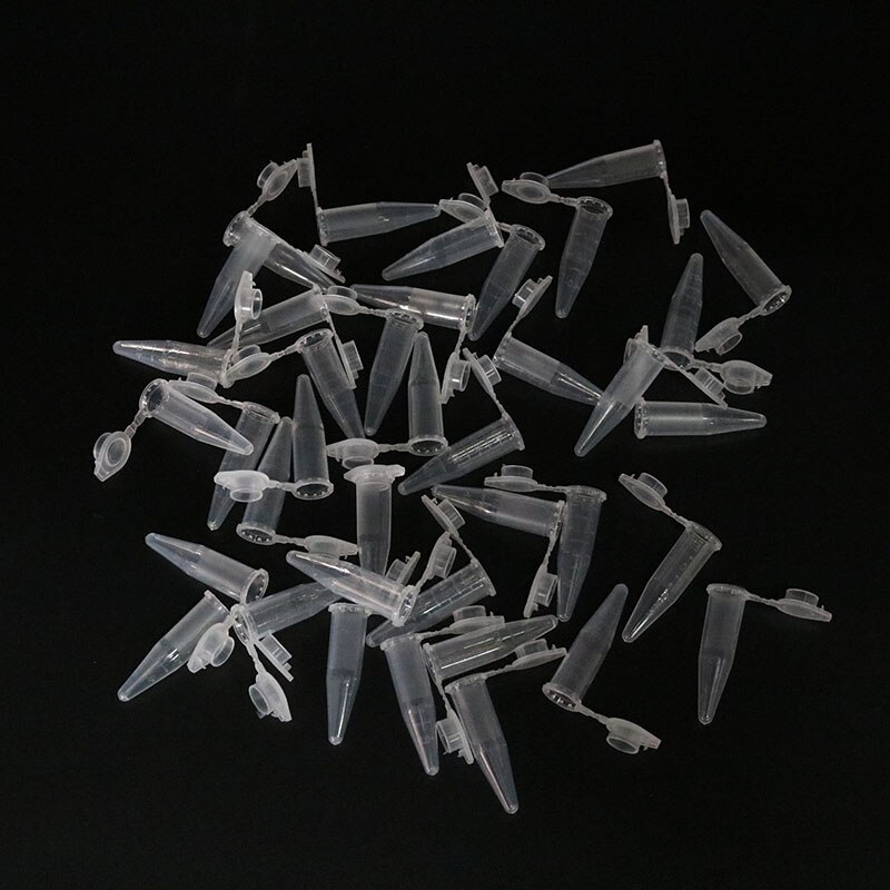 50 pcs Transparent Plastic Test Tube Centrifuge Ma... – Vicedeal