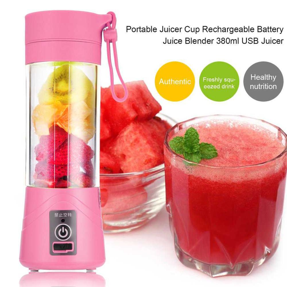380ml USB Rechargeable Juicer Bottle Cup Juice Cit... – Grandado