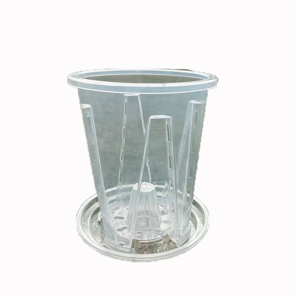 Clear Transparent Flower Pot Round Square Plastic ... – Grandado
