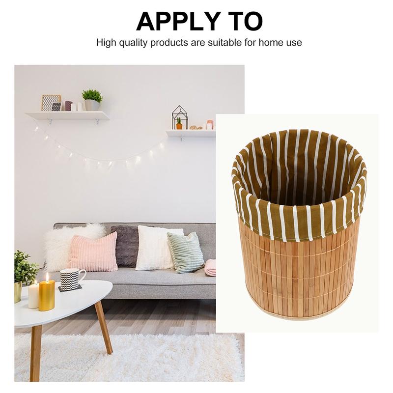 Bamboo Weaving Storage Basket Sundries Basket Fold... – Vicedeal