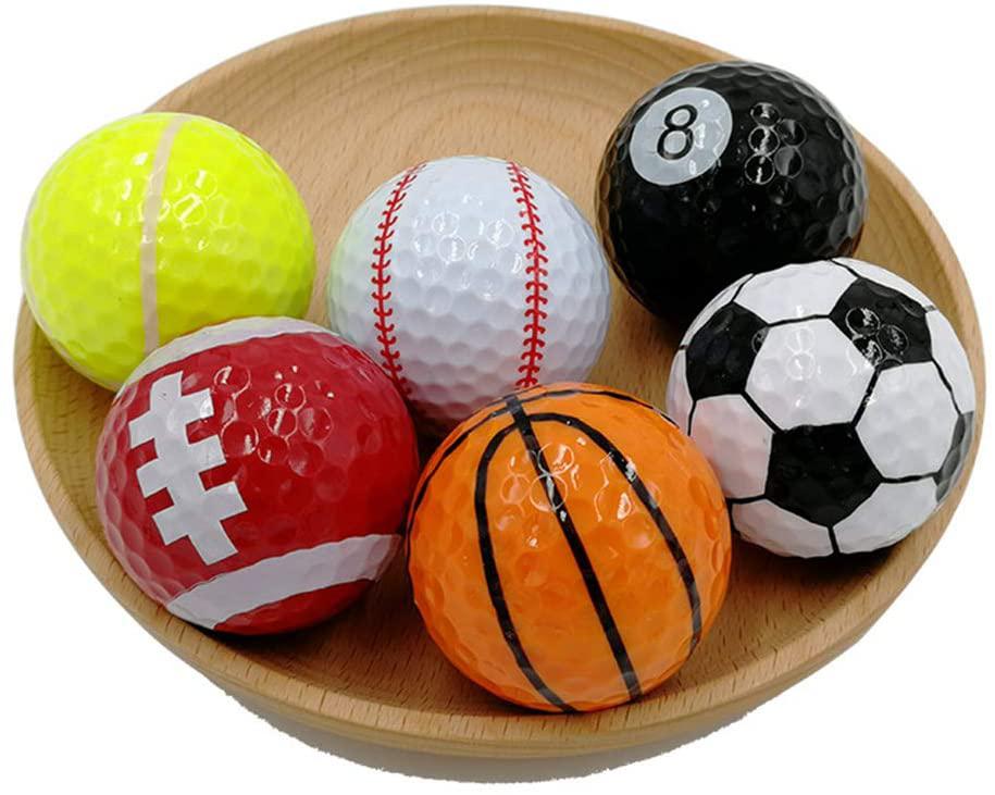 6pcs Golf Ball Golf Equipment Football Basketball ... – Grandado