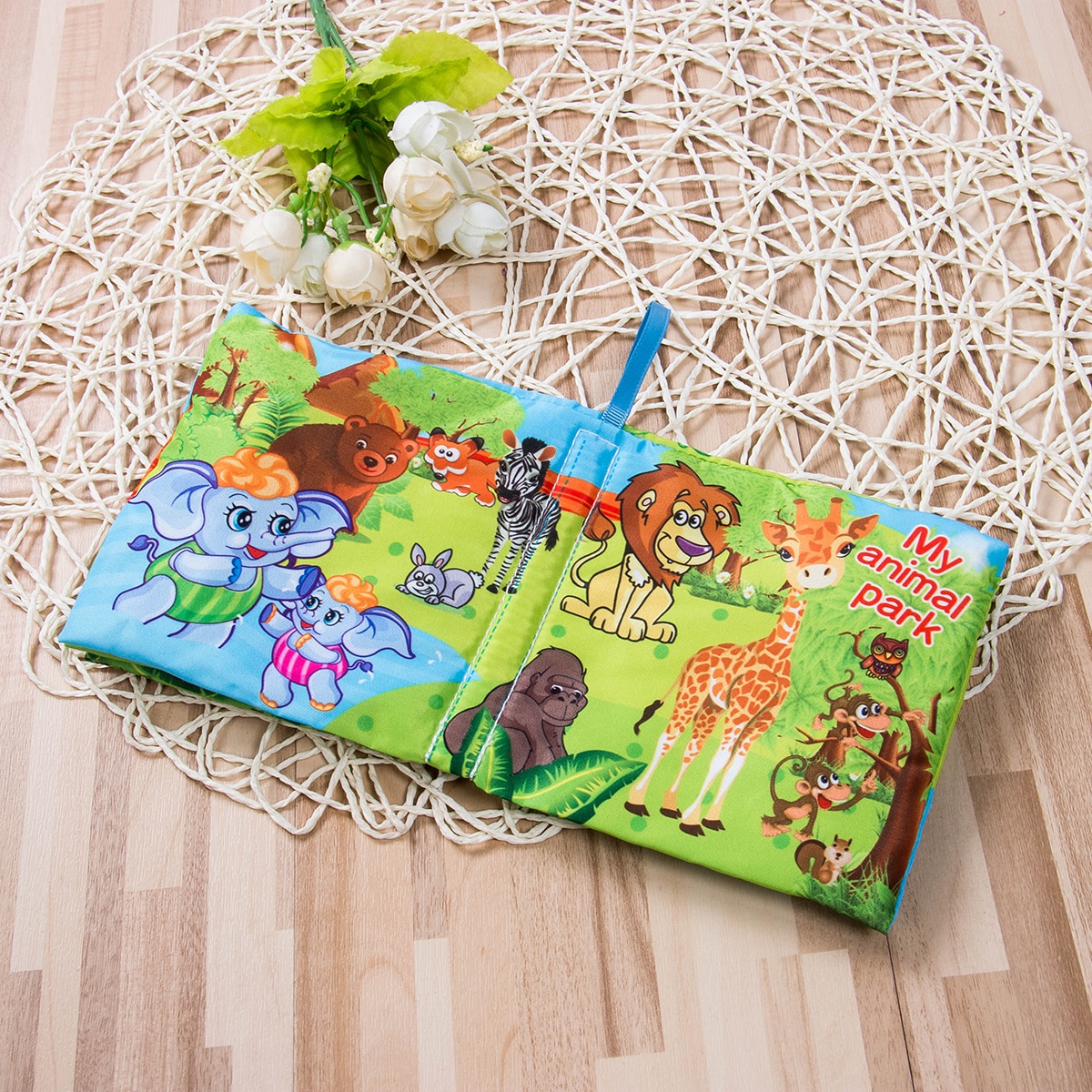 Learning Toys Baby Animal Cloth Book Infant Kid In... – Grandado