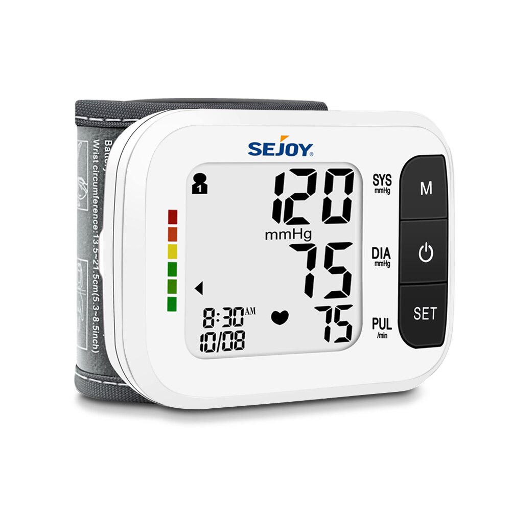 Sejoy Automatic Digital Wrist Blood Pressure Monit... – Grandado