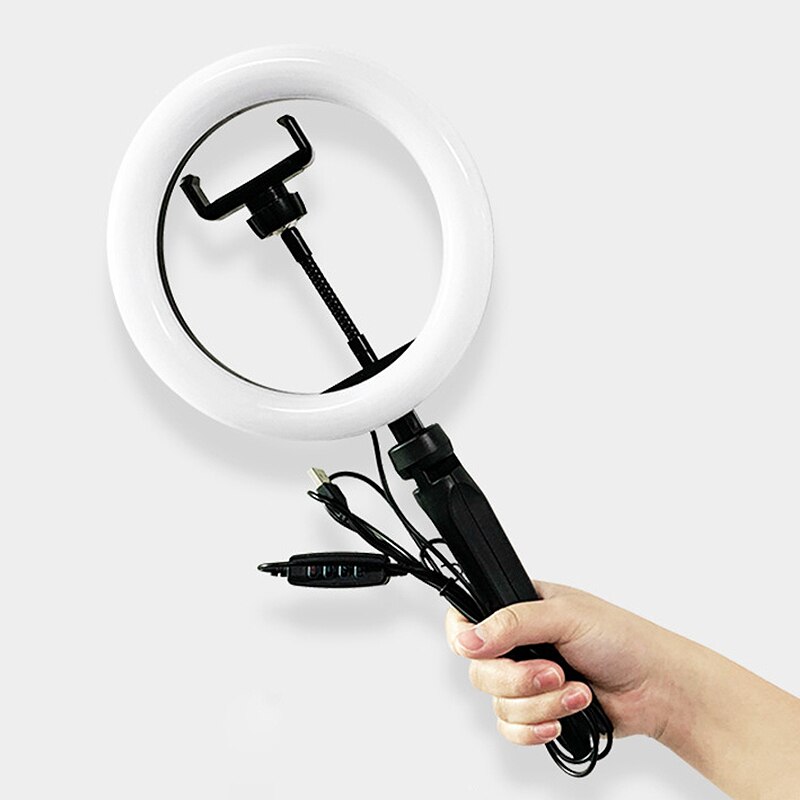 8 Inch LED Live Fill Light USB Desktop Beauty Fill Light with Tripod ...