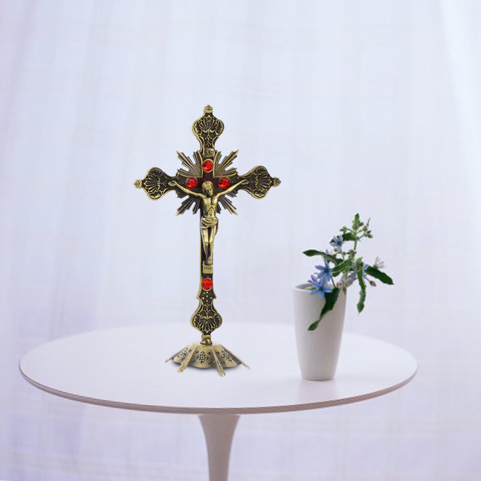 Metal Standing Catholic Christian Altar Church Hom... – Grandado