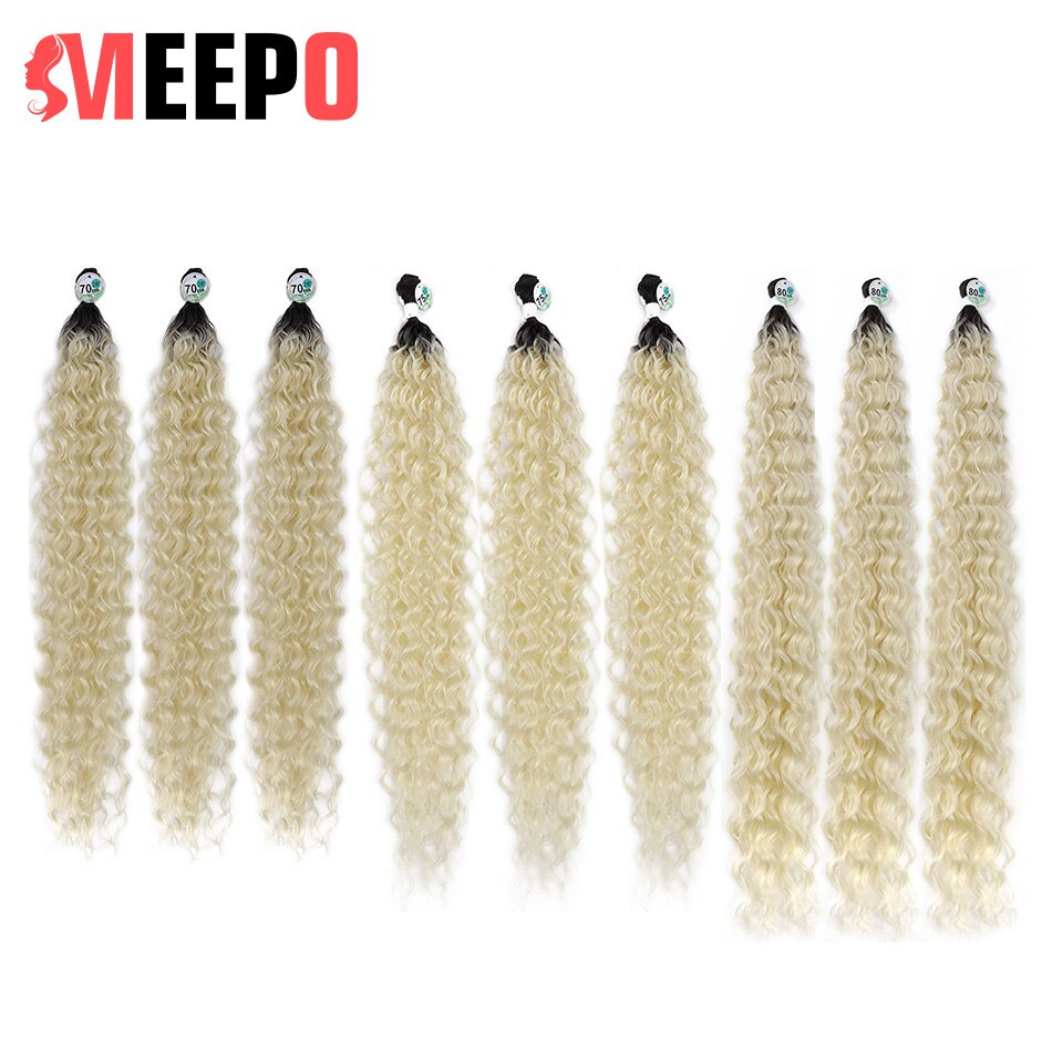 Synthetic Water Wave Curly Hair 9 Bundles 70cm 75c... – Grandado