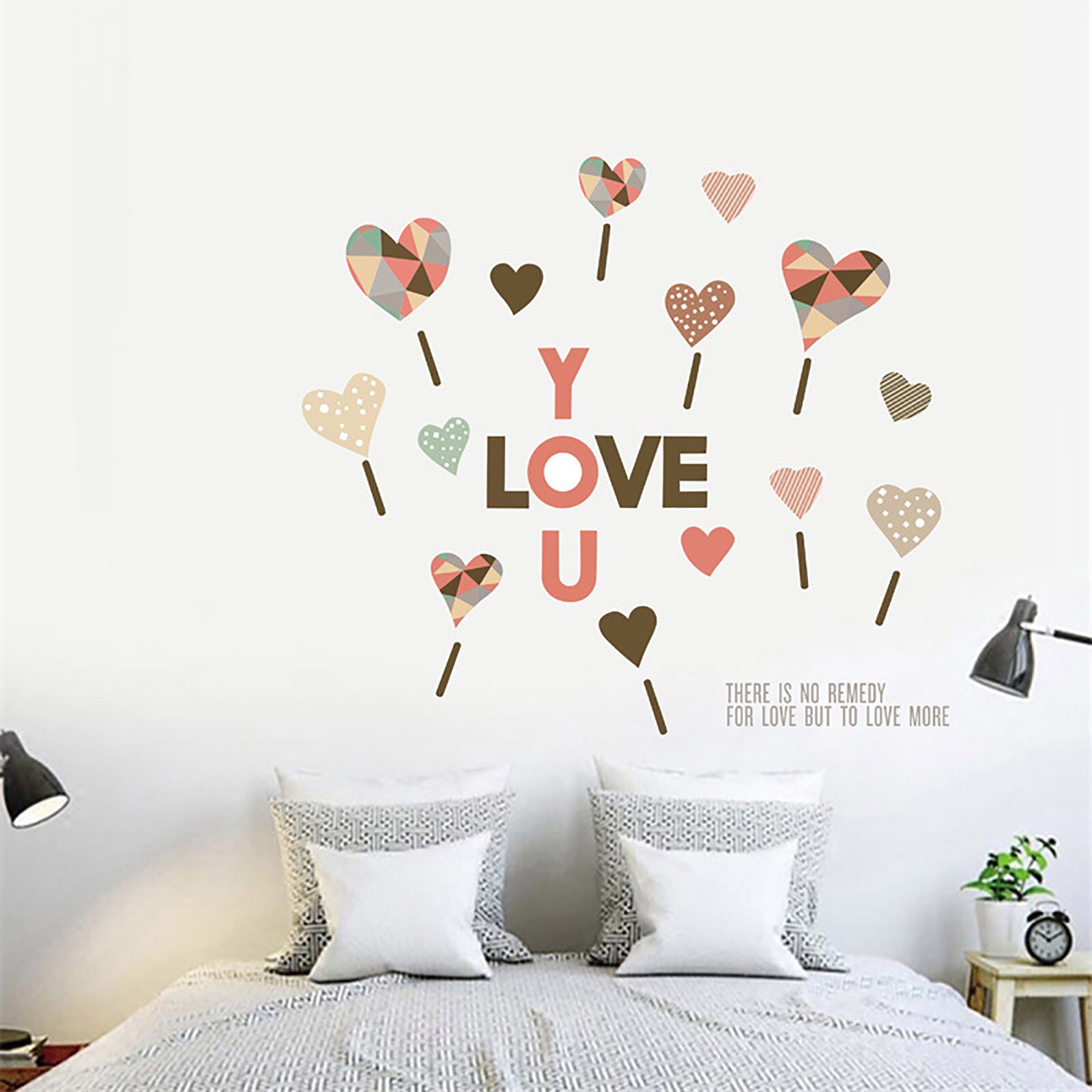 # Romantic Wall Paper Valentine's Day Window Glass... – Grandado