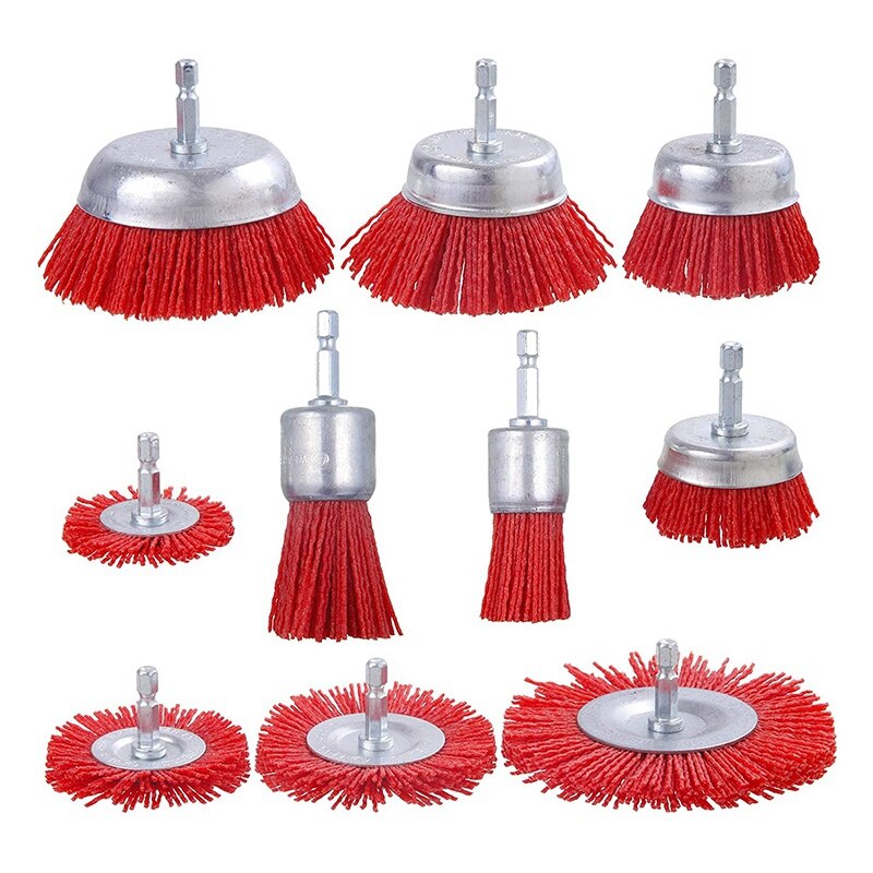 10 Pack Nylon Filament Abrasive Wire Brush Wheel &... – Grandado