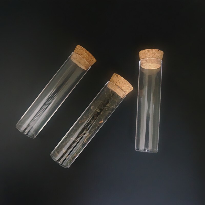 50pcs/lot 25x95mm Flat Bottom Plastic Test Tube Wi... – Vicedeal