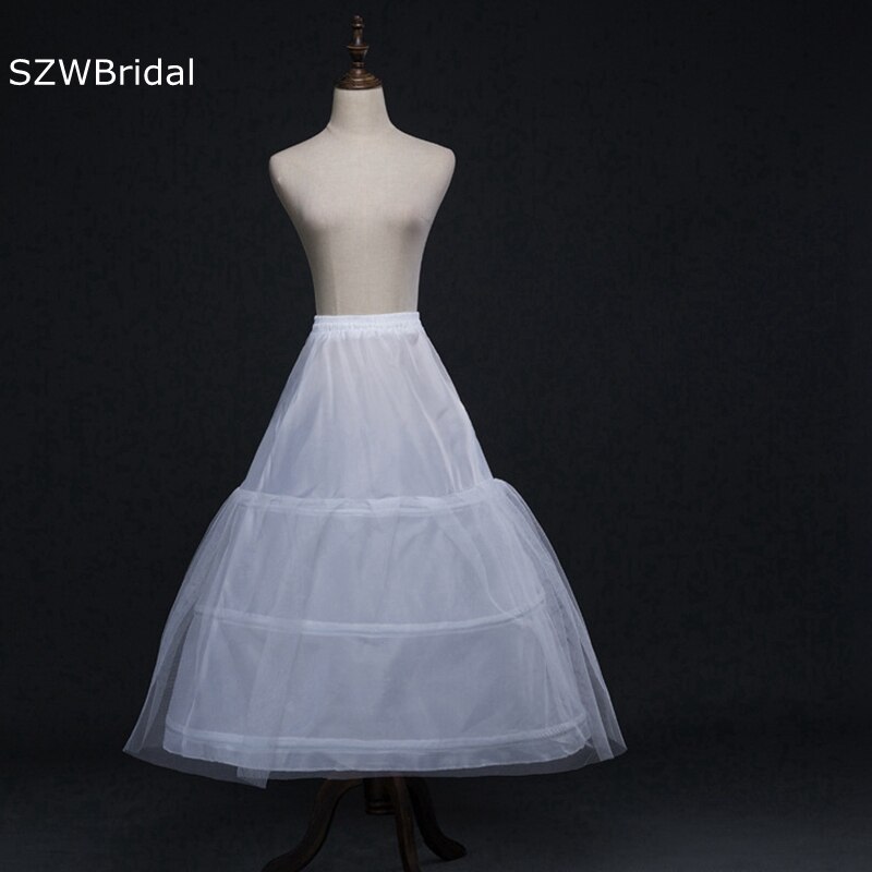 White Bridal Crinoline Skirt Accessory Slip 1 Laye... – Vicedeal