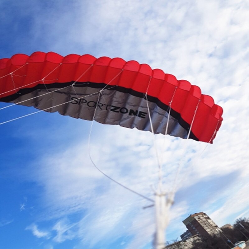 dual Line Stunt flying power Kite rainbow large so... – Vicedeal