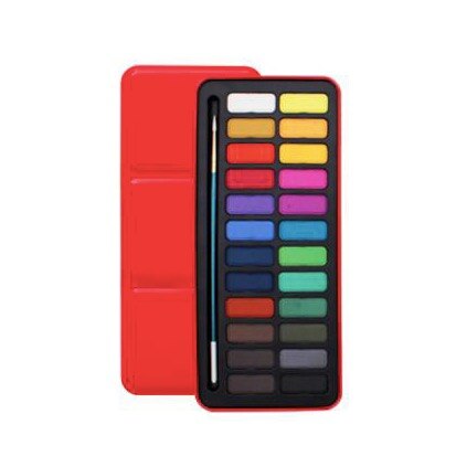 Watercolor Paints Set Solid Watercolor Aquarelle B... – Grandado