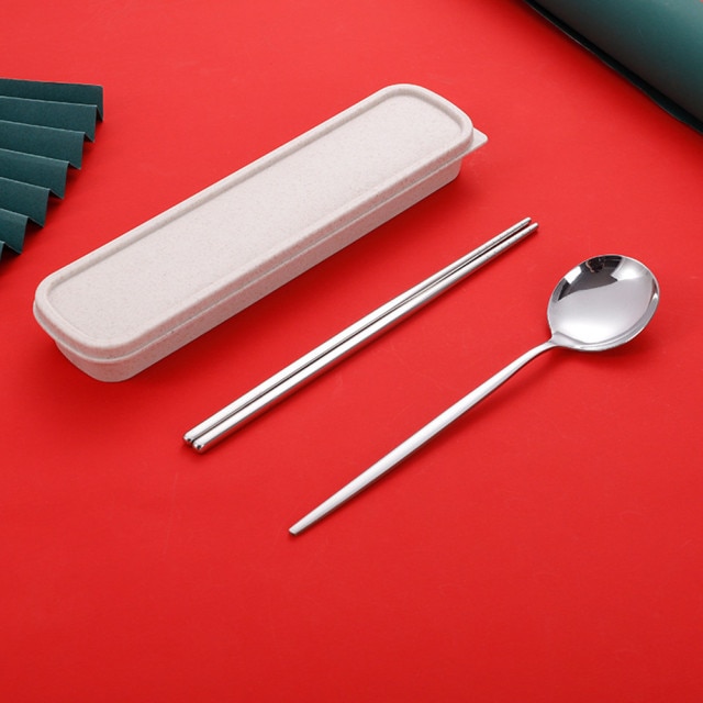 Flatware Dinnerware Portable Fork Spoon Cutlery Se... – Vicedeal